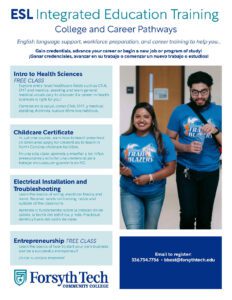 English As a Second Language - Forsyth Tech Community College